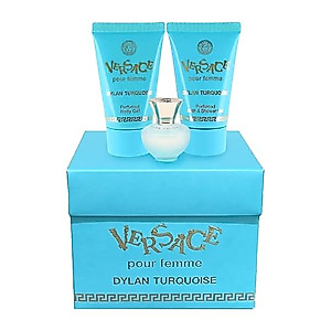 Versace Dylan Turquoise Womens Mini Perfume Trio Gift Set