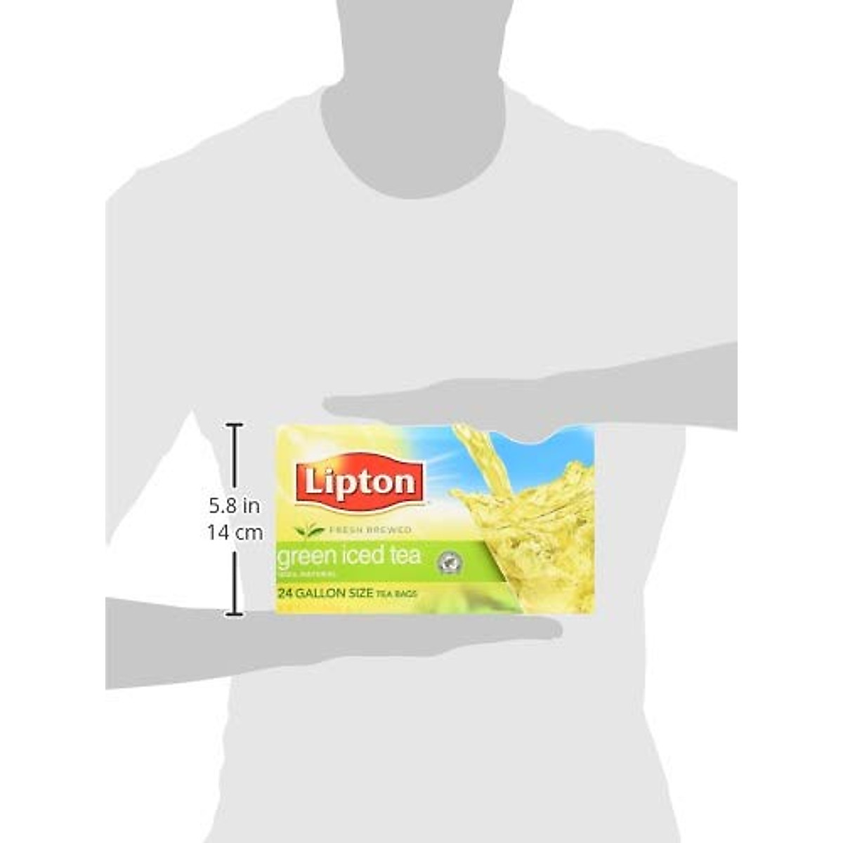 Lipton Fresh Brewed Green Iced Tea - 48 Count (Pack of 1)