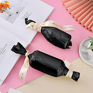 Hlonon Black Tissue Paper for Gift Bags - 30 Sheets of Black Wrapping Tissue Paper Bulk Packaging Paper for Weddings Birthday DIY Project Christmas Gift Wrapping Crafts Decor (14 x 20 Inch)