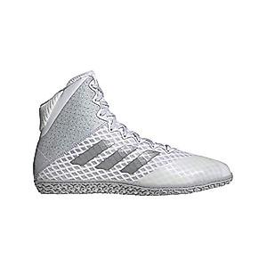 adidas Mat Wizard Hype White/Silver Wrestling Shoes 12