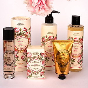 Panier des Sens – Rose Shower Gel - Foaming Body Wash Women & Men - Moisturizing Body Soap with Shea Oil - 96% Natural Ingredients Body Care - Vegan Liquid Body Wash - 8,45 floz