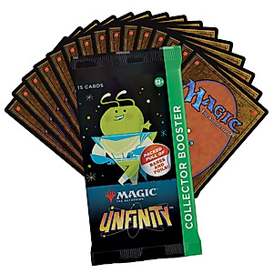 Wizards of the Coast Unfinity Collector Booster Box | 12 Packs + Box Topper (181 Magic Cards)