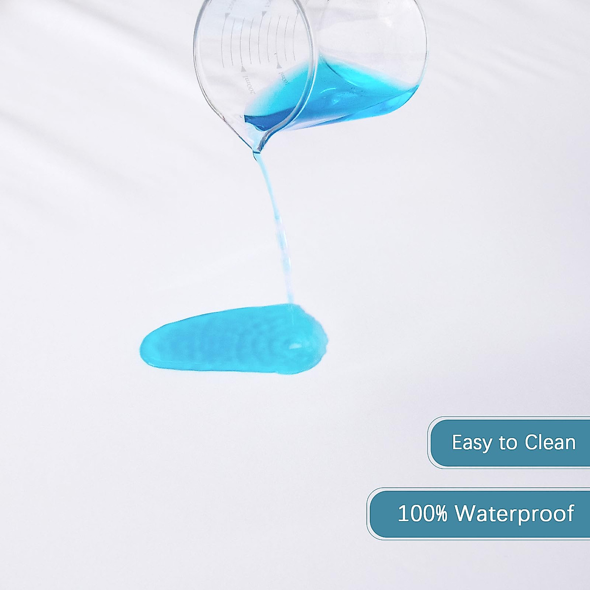 Full Size Zippered Mattress Protector(3/4/5/7/9/13Inches), Mattress Cover & Mattress Encasement Fits for Amazon Basics & ZINUS Box Spring Mattress, 6 Sides Wrapping Box Spring Cover