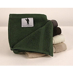 VETERAN TEXTILE LLC Luxury Hotel & Spa, Turkish COTTON,6 Pieces Towels Set, Max-Softness by Veteran Textile (DARK GREEN)