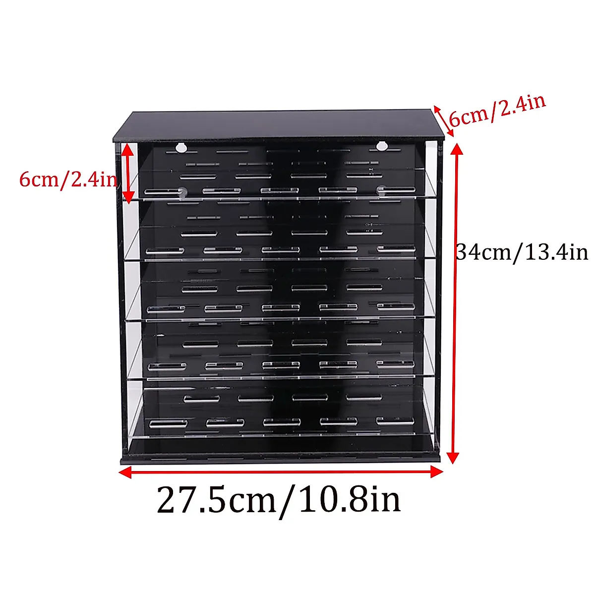 WLSANX Knife Display Stand, Pocket Knife Display Case, Pocket Knife Organizer Desktop, Knife Display Case for Wall, Acrylic Display Case Dispay Daggers, Folding Knife Organizer, Pocket Knife Holder
