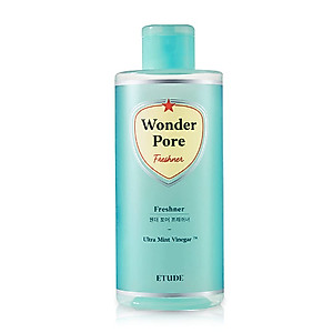 ETUDE Wonder Pore Freshner 250ml (8.5 fl. oz) | Refreshing Pore Care Toner with Upgraded Peppermint Vinegar that Cleanses Ultra Fine Dust