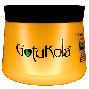 Gotukola Satin Strands Mask for Dry, Color Damaged Hair – Deep Conditioner Hair Treatment Softens Dry Hair, Repairs Damage, & Revitalizes Scalp – Gotu Kola Herb, Essential Oils, & Keratin Hair Mask