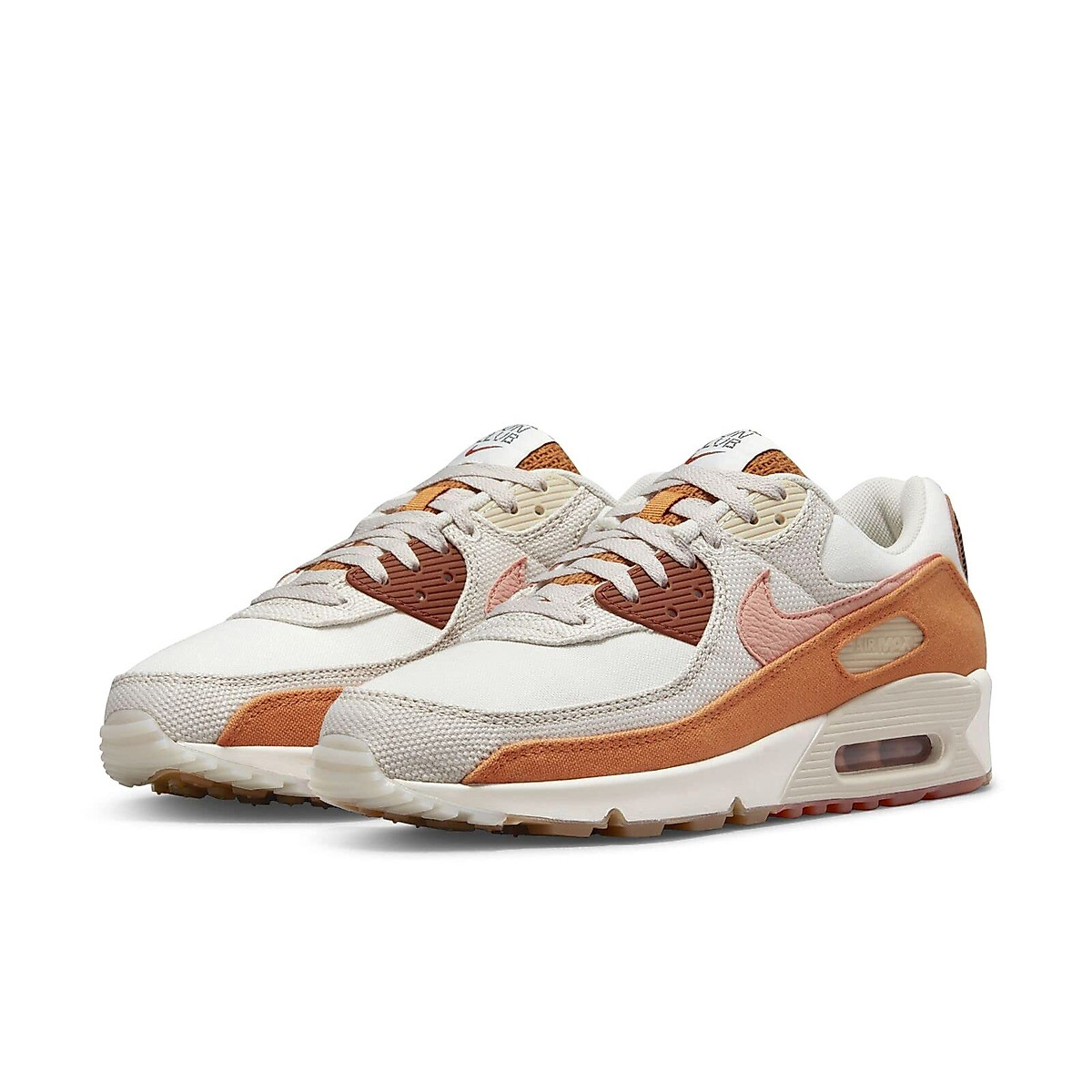 Nike Men's Air Max 90 SE Fashion Sneakers, Sail/Lt Madder Root, 13