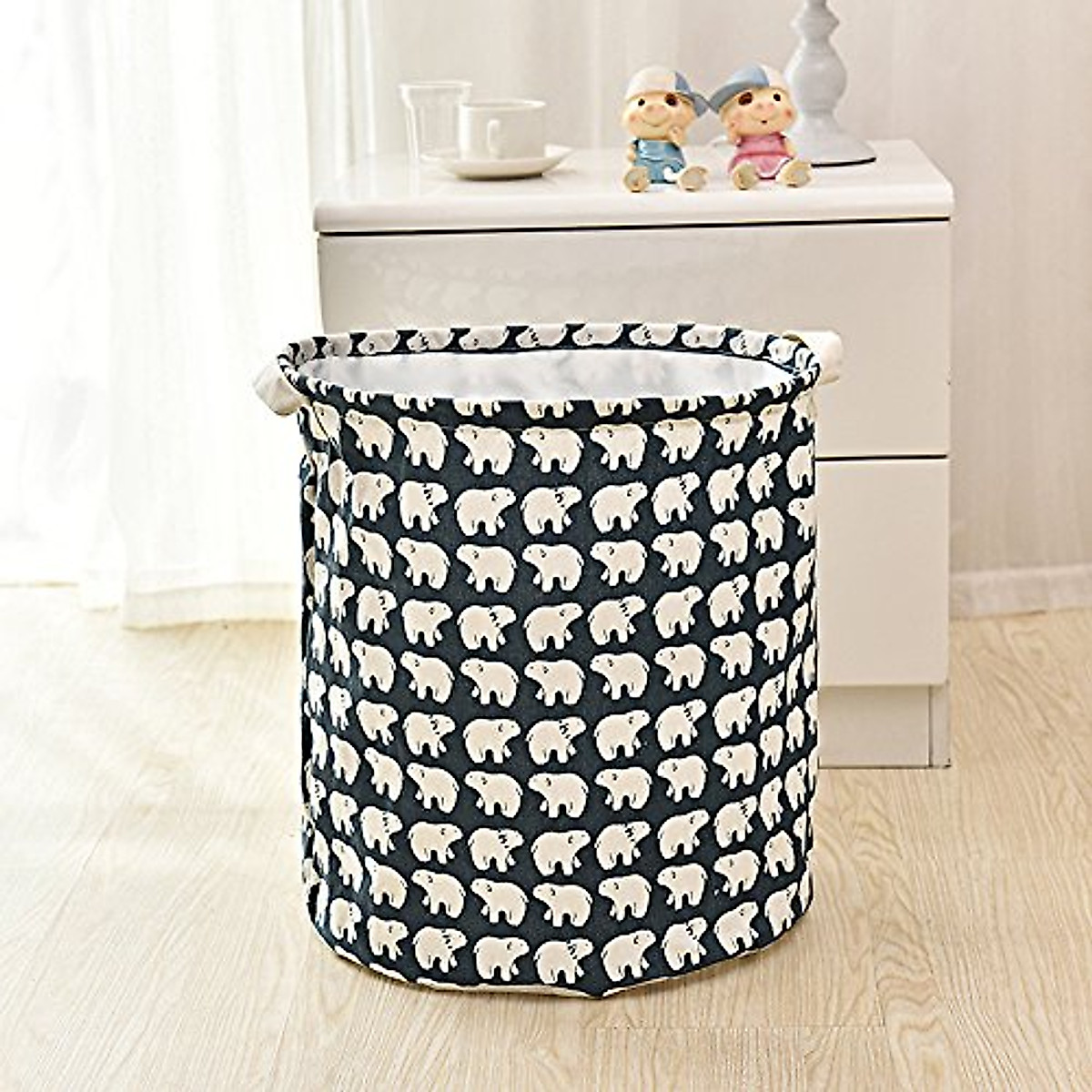 Waterproof Canvas Laundry Clothes Basket Storage Basket Folding Storage Box C Home & Garden Housekeeping & Organizers for Halloween Onsale