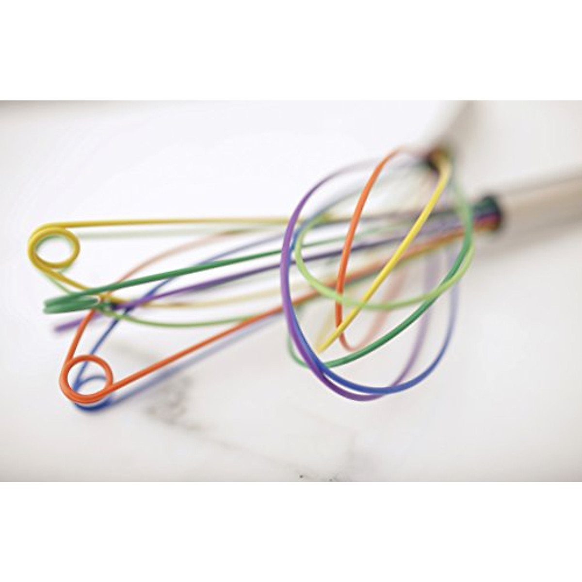 Kuhn Rikon "Colori" 8.74" of Silicone Whisk, Multicolor