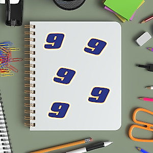 Stickers 48pcs #9 Car Skateboard Chase Bumper Elliott Phone Case Bike Bedroom Laptop Hard Wall Decoration Water Bottles Hat Motorcycle for Kids Teens Adults