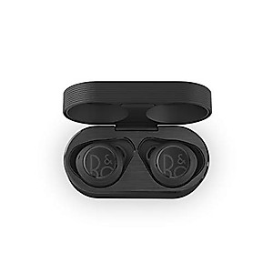 Bang & Olufsen Beoplay E8 Sport True Wireless In-Ear Bluetooth Earphone with Customizable Comfort Fit, Microphones and Touch Control, Wireless Charging Case, 28H Playtime, IP57 Dust & Waterproof Black
