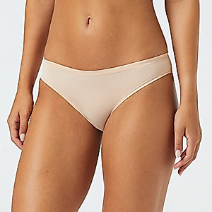 Amazon Essentials Women's Bikini Brief Underwear, Pack of 6, Black/Soft Petal, X-Small