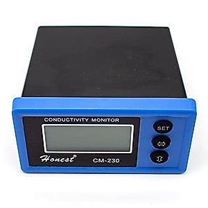 iDili Conductivity Meter Online Conductivity Meter TDS Instrument EC Meter Conductivity Electrode Replace Pure Water Monitor CM-230
