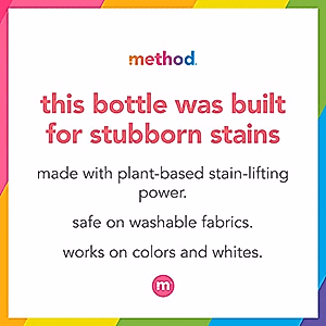Method Stain Remover, Free + Clear, 6 Ounce, 1 pack, Packaging May Vary