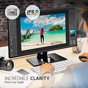 ViewSonic VP2458 Professional 24 inch 1080p Monitor with 100% sRGB Delta E<2 Color Accuracy for Home and Office (Renewed)