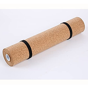 VISUAL CORK Normal Thin Cork Fabric by The Yard Eco-Friendly Faux Leather Upholstery Fabric 17inch× 362inch (43cm× 920cm) Wallpapers Craft Materials