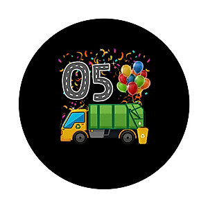 Happy O5 Waste Picker Dumpster Garbage Truck PopSockets Swappable PopGrip