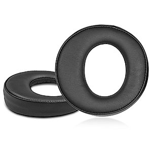MOLGRIA Replacement Ear Pads, Earpads Cushion Cover for Sony PS3 PS4 Gold Wireless Playstation 3 Playstation 4 Headset CECHYA-0083 Stereo 7.1 Virtual Surround Headset(Black)