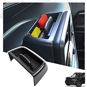 Carwiner Center Console Dash Storage Tray for 2021-2025 Ford Bronco Sport CX430 Console Dashboard Organizer with Cellphone Holder Storage Box Insert Accessories