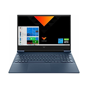 HP 2021 Victus 16.1" FHD Gaming Laptop, Intel Core i5-11400H (Beats i7-9750H), 16GB RAM, 512GB PCIe SSD, Backlit Keyboard, GeForce RTX3050 Graphics, HD Webcam, Win 11, Blue, 32GB USB Card