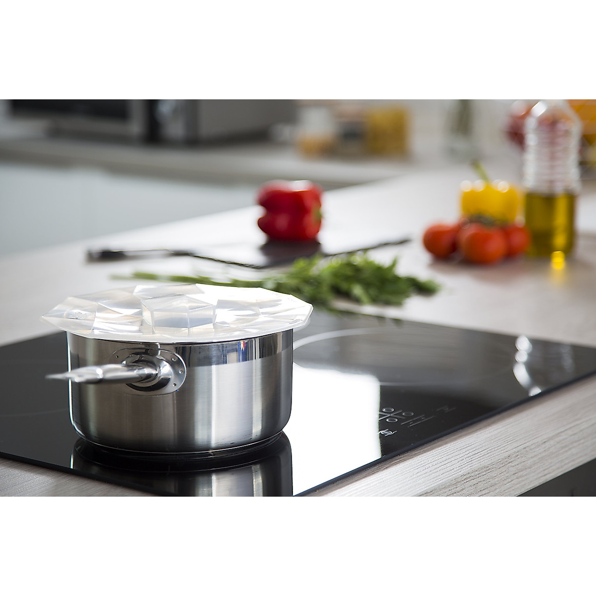 Charles Viancin Silicone Lid Crystal 8 -inch