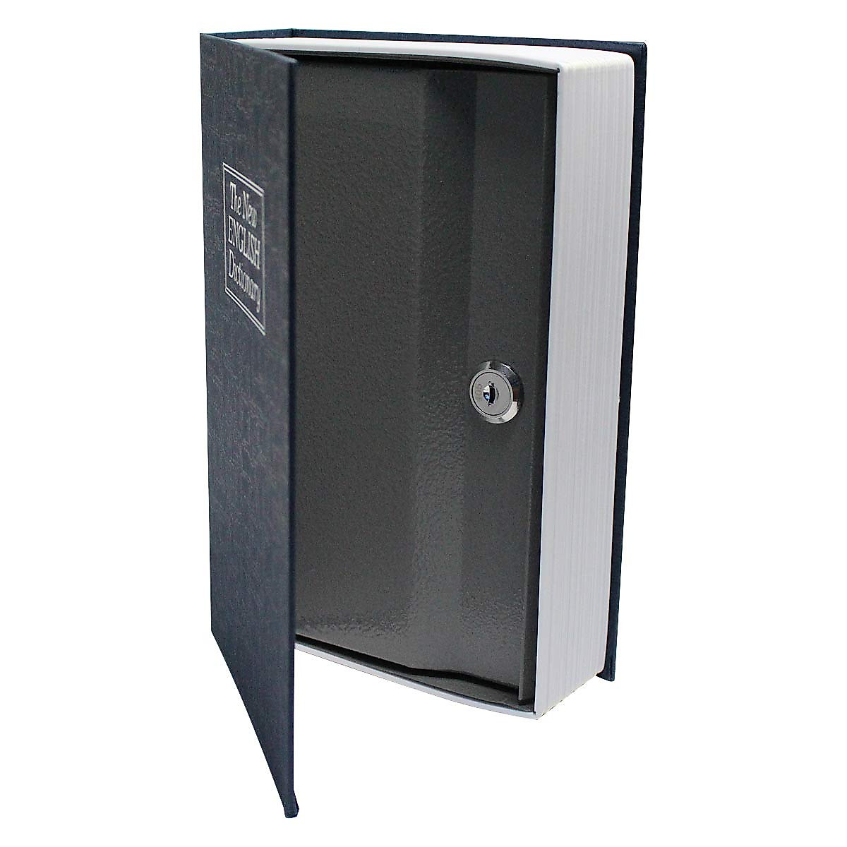 SEPOX® Ultimate Diversion Safe Book Box, Lock Box with Key - Large Sized Blue Dictionary - Ideal for Safeguarding Money, Jewelry, and Valuables - Perfect for Dorms & Homes