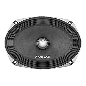 PRV AUDIO 6x9 Inch Midrange Speaker 69MR500-PhP-4 500 Watts Program Power, 4 Ohm, 1.5 in Voice Coil, 250 Watts RMS Pro Car Audio Loudspeaker (Single)