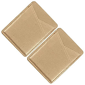 UKCOCO 10 Pcs Mobile Phone Sticker Card Case Stick on Phone Wallet Phone Pocket Phone Id Wallet Holder Back Phone Wallet Pocket Leather Phone Wallet Small Card Wallets Sim Card Dual Card