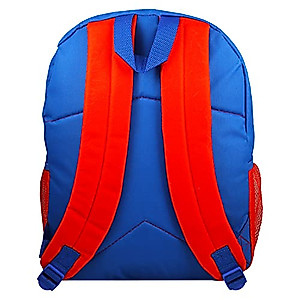 Avengers Backpack with Lunch Box Set - Bundle with 15" Avengers Backpack, Marvel Lunch Bag, Stickers, Bracelets, More | Avengers Backpack for Boys