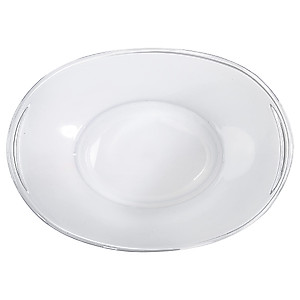 Yesland 8L Large Ice Buckets White Acrylic Drink Bucket Beverage Tub Wine Champagne Bucket - Storage Tub for Wine, Champagne or Beer Bottles Parties and Home Bar - Fit 4 Bottles