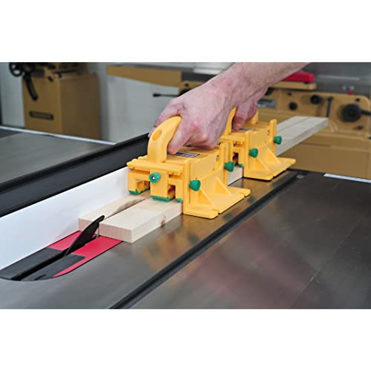 MICROJIG GRR-RIPPER GR-100 3D Table Saw Pushblock, Yellow