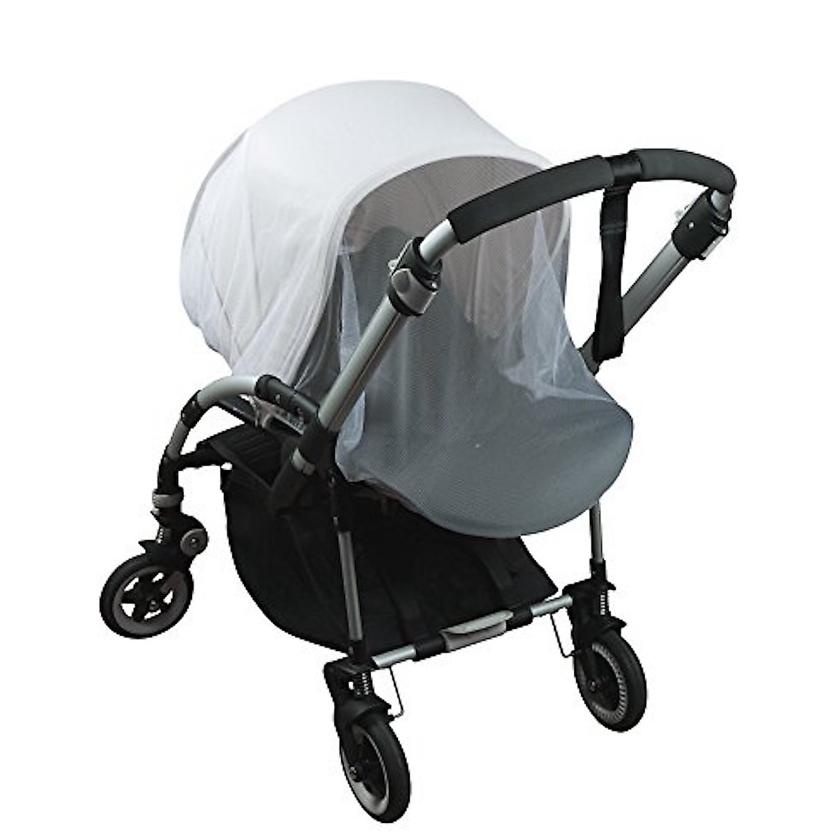 KIDLUF Mosquito and Bug Net for Baby Strollers, Bassinets, Cradles and Car Seats – Insect Net Safe Mesh White Buggy Cover for Pushchairs, Prams, and Carrycots