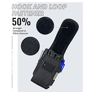 Multitool Sheath-EDC Pouch,Multi Tool Holster for Belt,Small Tactical Tool Pouch Accessories,Organizer Sheath Compatible with Multi Tool Case with Leather Logo and Belt Clip for Man