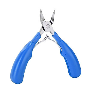 Stable Cuticle Scissors Nail Cuticle Pliers Pedicure Cutter Tool for Men and Women for Home Use for Different Nail for Nail Care(blue)