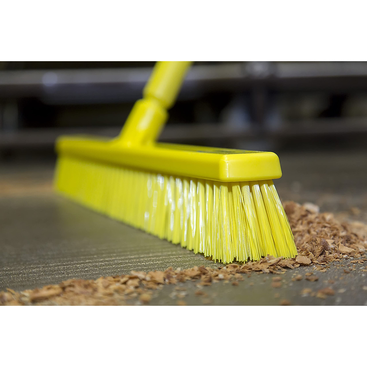 Vikan, White Broom,Push,Soft/Stiff,16.5",PP/PBT, 3174