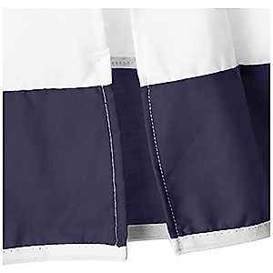 Baby Doll Sweet Lodge Collection Crib Skirt/Dust Ruffle in Navy