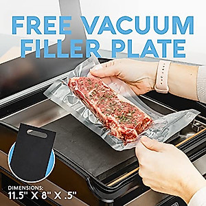 Avid Armor - Chamber Vacuum Sealer Machine USV32 Ultra Series, Vacuum Food Sealer for Wet Foods, Meat Sealers Vacuum Packing Machine, Compact Vacuum Chamber Sealer with 11.5 -Inch Vacuum Sealer Bar