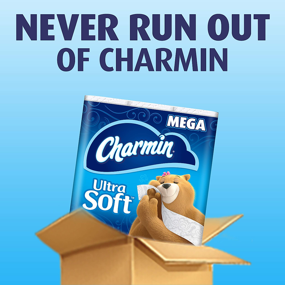 Charmin Ultra Soft Bathroom Tissue, 4 Count (Pack of 1), White 4 per Pack