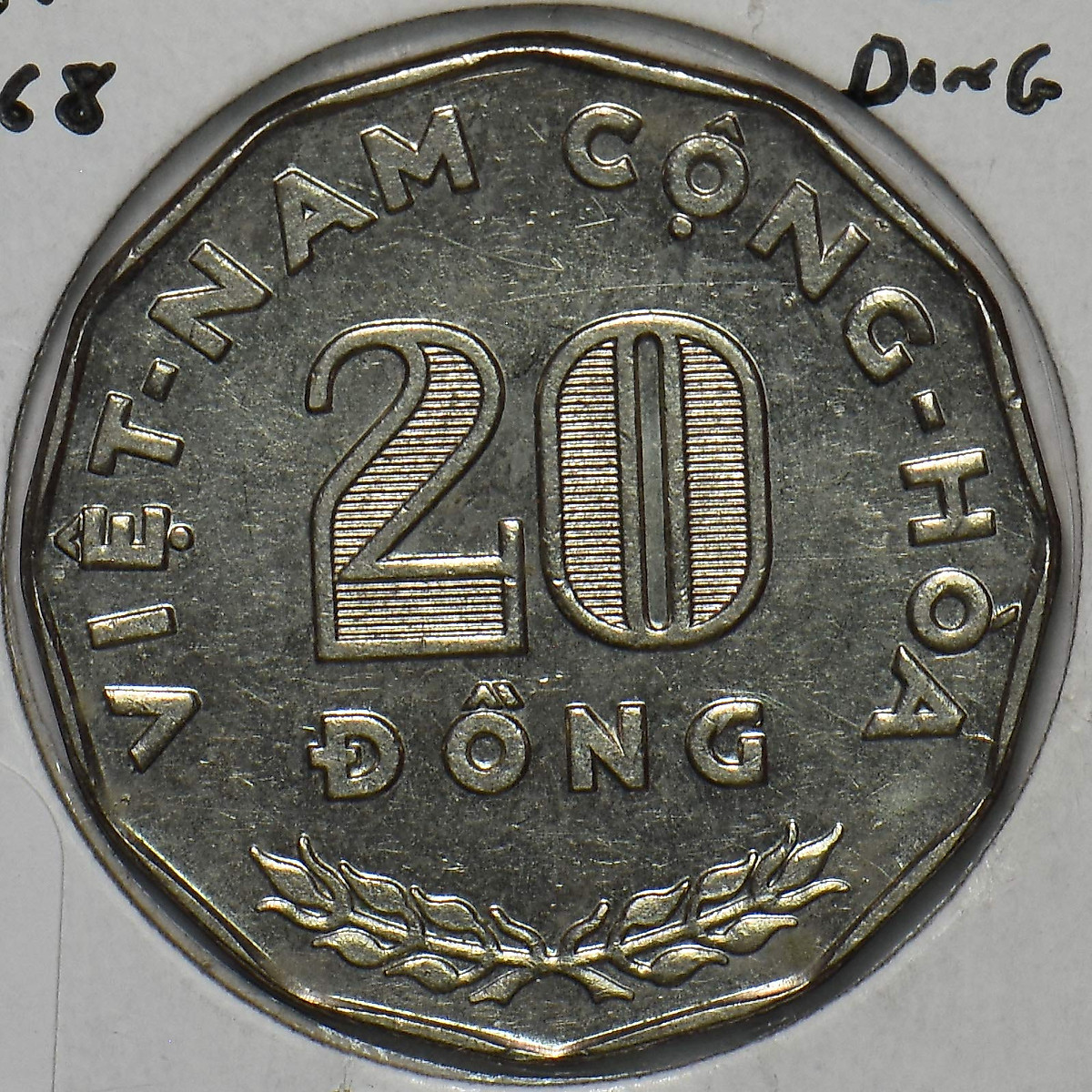 Collectible Coin Vietnam 1968 20 Dong 297283