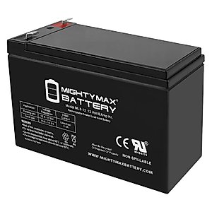ML8-12 - 12 Volt 8 AH, F1 Terminal, Rechargeable SLA AGM Battery