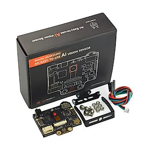 DFROBOT HUSKYLENS Smart Vision Sensor for Raspberry Pi, LattePanda or Micro:bit | AI Camera Support Object/Line Tracking, Face/Object/Color/Tag Recognition
