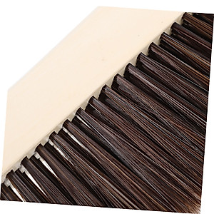 KOMBIUDA Dust Brush Counter Brush Dust Remover Brush Bed Sweeping Brush Counter Duster Hand Brush Handheld Car Brooms Clothes Brooms Dust Cleaner Garment Brush Couch Brush Bench Beige Wood