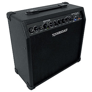 Rockville G-AMP 30 Watt Guitar Combo Amplifier Amp w/Bluetooth+Footswitch+Mic