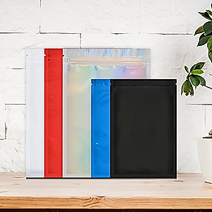 100 Pack Smell Proof Bags 3x4 inch, Resealable Mylar Bags Food Safe Material Food Storage Pouch