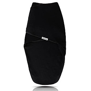 Soft and Cozy Organic Cotton Baby Swaddle Blankets Black White Gray Design Swaddle Wraps for Newborns, 0-3 Months