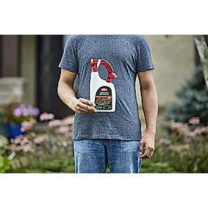 Ortho BugClear Insect Killer for Lawns & Landscapes Ready to Spray - Kills Ants, Spiders, Fleas, Ticks, Armyworms & Other Insects, Outdoor Bug Spray for up to 6 Month Insect Control, 32 oz.