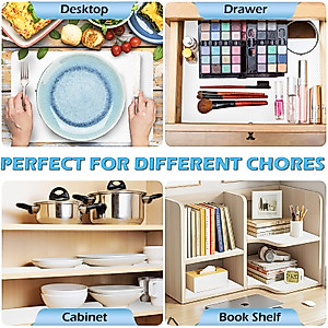 MooiFun Drawer Liners, Waterproof Shelf Liner, Anti-Slip Non-Adhesive BPA Free Kitchen Cupboard Cabinet Liner Refridge Fridge Mats Sink Protector Strong Durable for Home Office (12" x 60"/White)