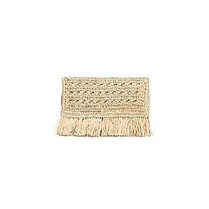 Mar Y Sol Women's Lisette Clutch, Natural, Tan, One Size