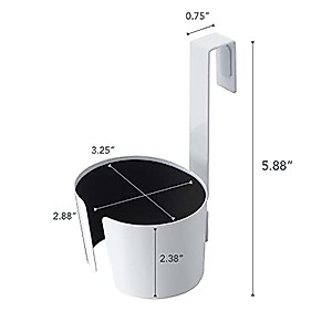 YAMAZAKI home 7581 Hair Dryer Holder, One Size, White